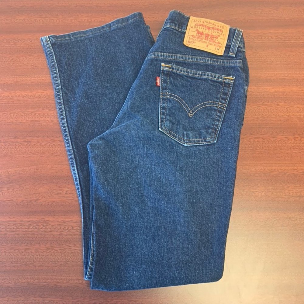 Vintage 517 Levi's Boot Cut Slim Fit Jeans - Gem